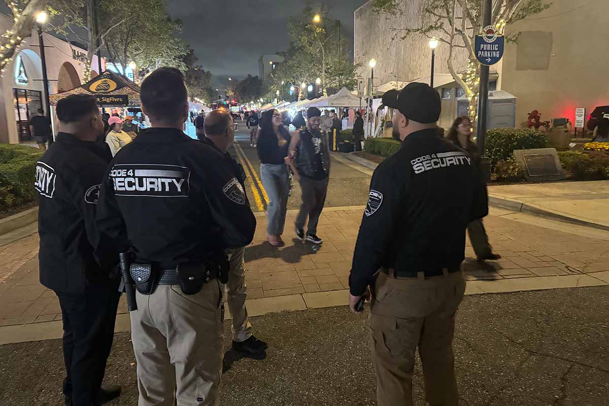 Code 4 Private Security: Security Guard Services in California
